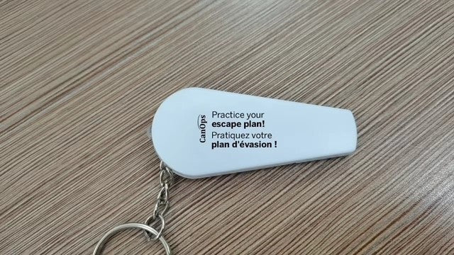 Safety Whistle & Flashlight Keychain – CanOps